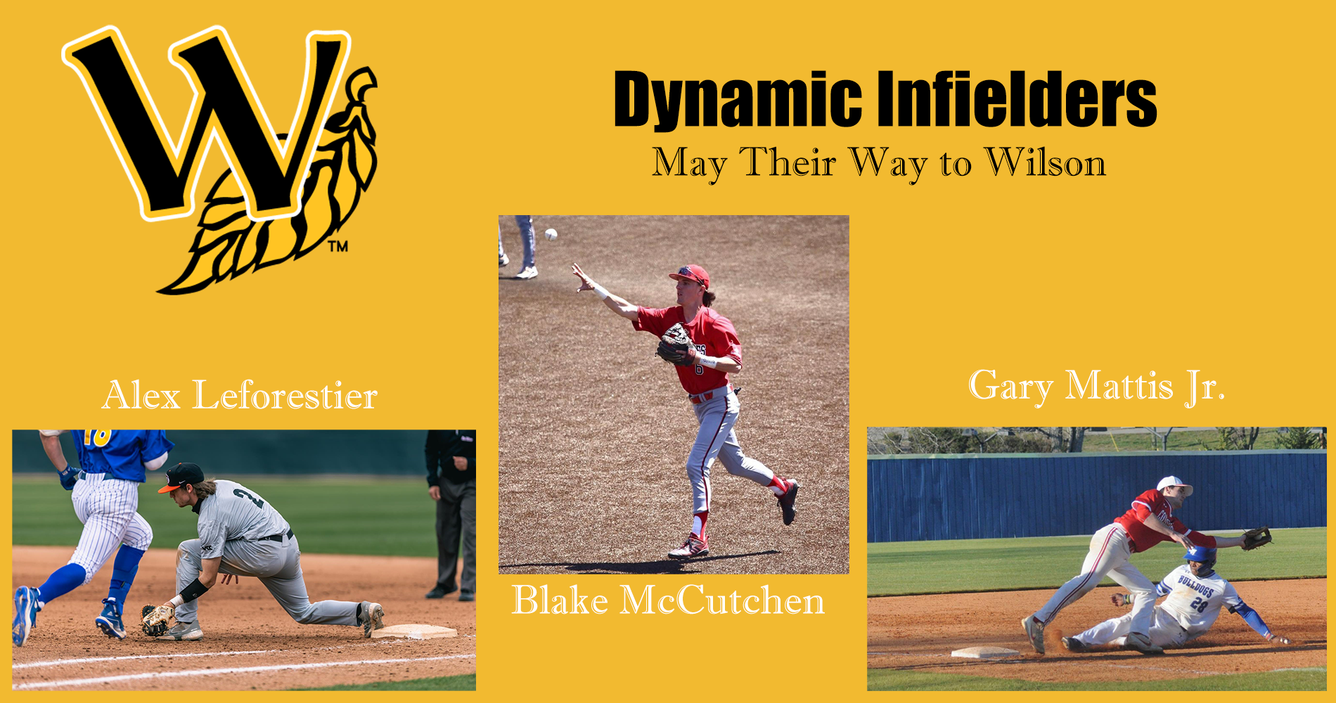Dynamic Infielders Make Way to Wilson